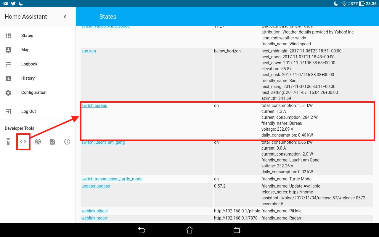 Home Assistant - Plot a Graph with Object's Attributes - Press Start to ...