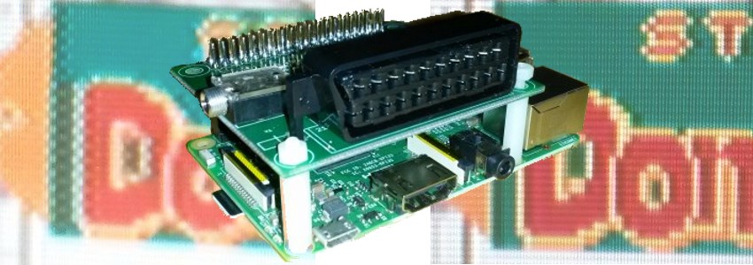 Pi2Scart - RGB Video for Raspberry Pi - Press Start to Stop